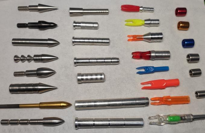 Arrow Component,Screw In Point, Inserts, Nock,Bushing,Pin,Nock Collar,