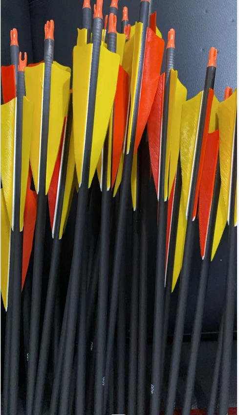 2/3/4/5 Inch Parabolic And Shield Cut Turkey Feathers Fletched Spine ...