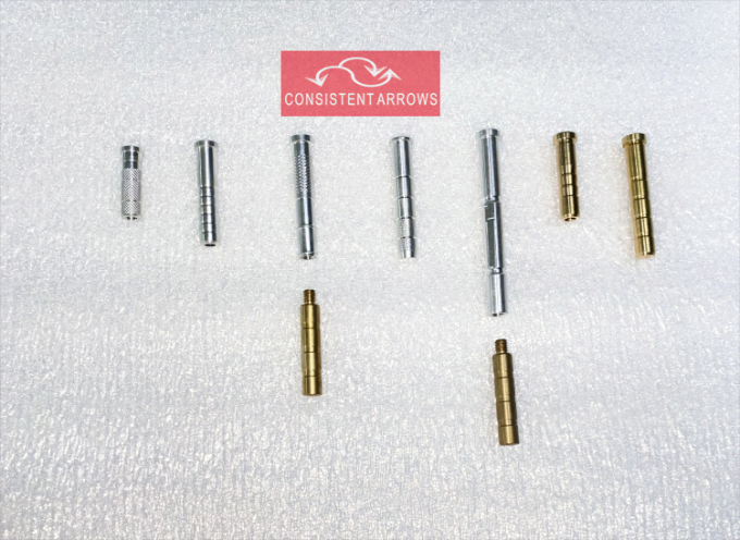 Arrow Screw In Aluminum, Brass Insert ,aRROW Inserts With 25/50/100 ...