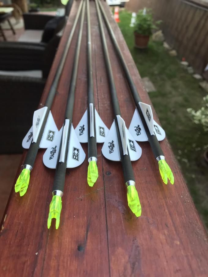 Hunting Arrows Id .300" ,7.62mm 18/20/22" 0.001" Straightness Cross ...