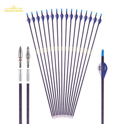 6mm ( Id.245") 3k CrossWoven fiber Throne shafts (Spine 250/300/350/400 ...