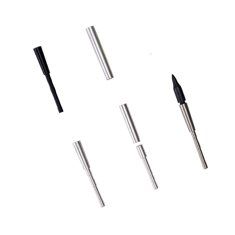 .165"(4.2mm) ID 4mm Arrow Broadhead Adapter, Stainless ,Aluminum ...
