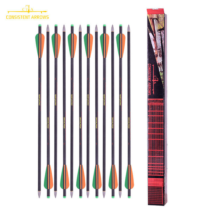 Hunting Arrows Id .300" ,7.62mm 18/20/22" 0.001" Straightness 3K Cross ...