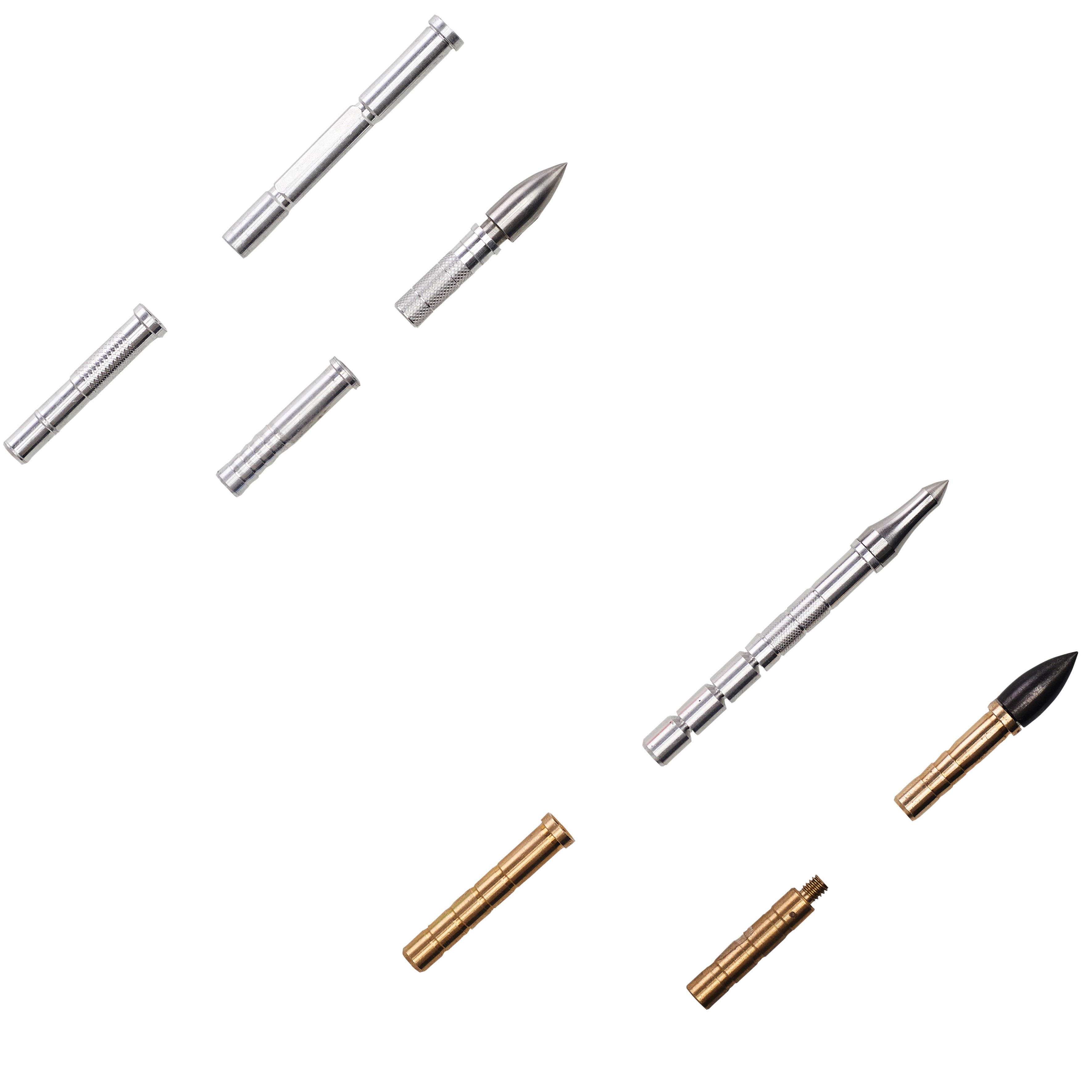 .245"(6.2mm) ID Arrow 13/20/30/40/50/100 grains Aluminum and Brass ...